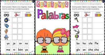 CONSTRUYENDO PALABRAS CON 2 SÍLABAS - Imagenes Educativas