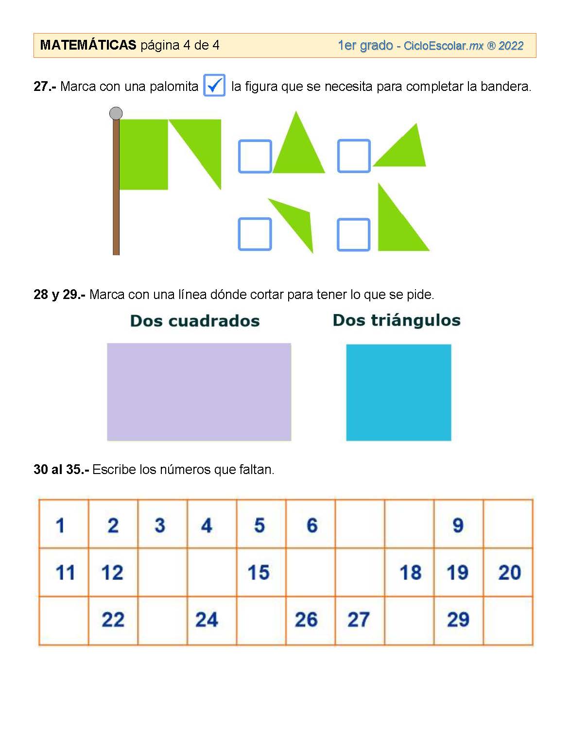 EXAMEN TRIMESTRE BLOQUE I 1° PRIMARIA CICLO ESCOLAR 2022-2023_Página_05 ...