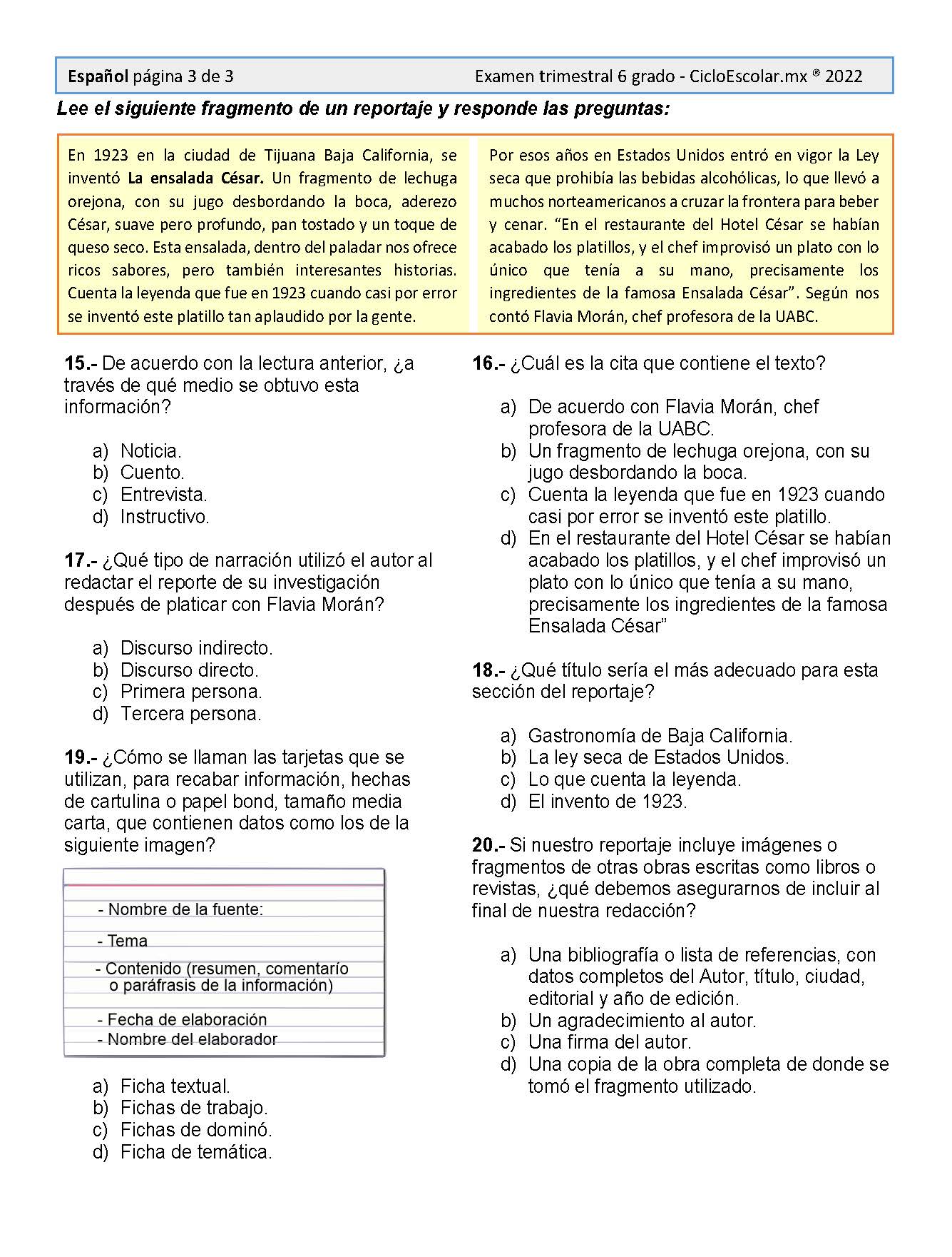 EXAMEN TRIMESTRE BLOQUE I 6° PRIMARIA CICLO ESCOLAR 2022-2023_Página_07 ...