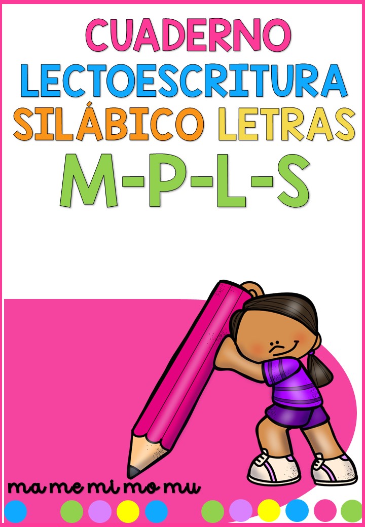 Cuaderno Lectoescritura Letras M P L S 1 Imagenes Educativas