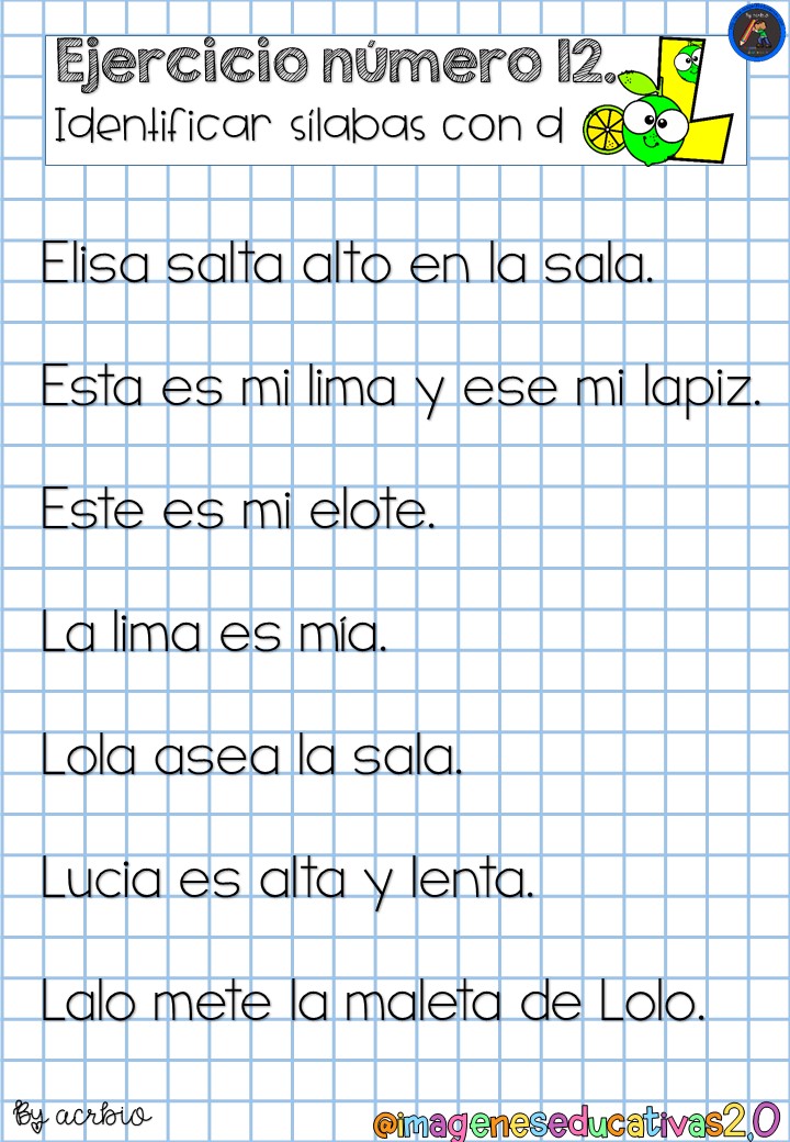 Cuaderno Lectoescritura Letras M P L S 15 Imagenes Educativas