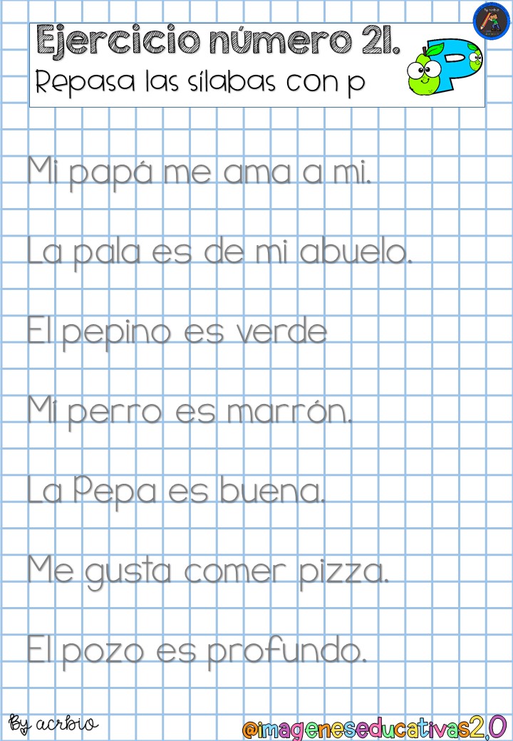 Cuaderno Lectoescritura Letras M P L S 24 Imagenes Educativas