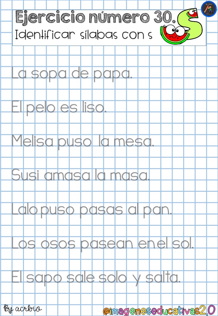 Cuaderno Lectoescritura Letras M P L S Imagenes Educativas