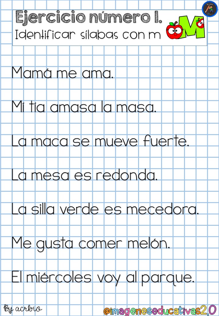 Cuaderno Lectoescritura Letras M P L S 4 Imagenes Educativas