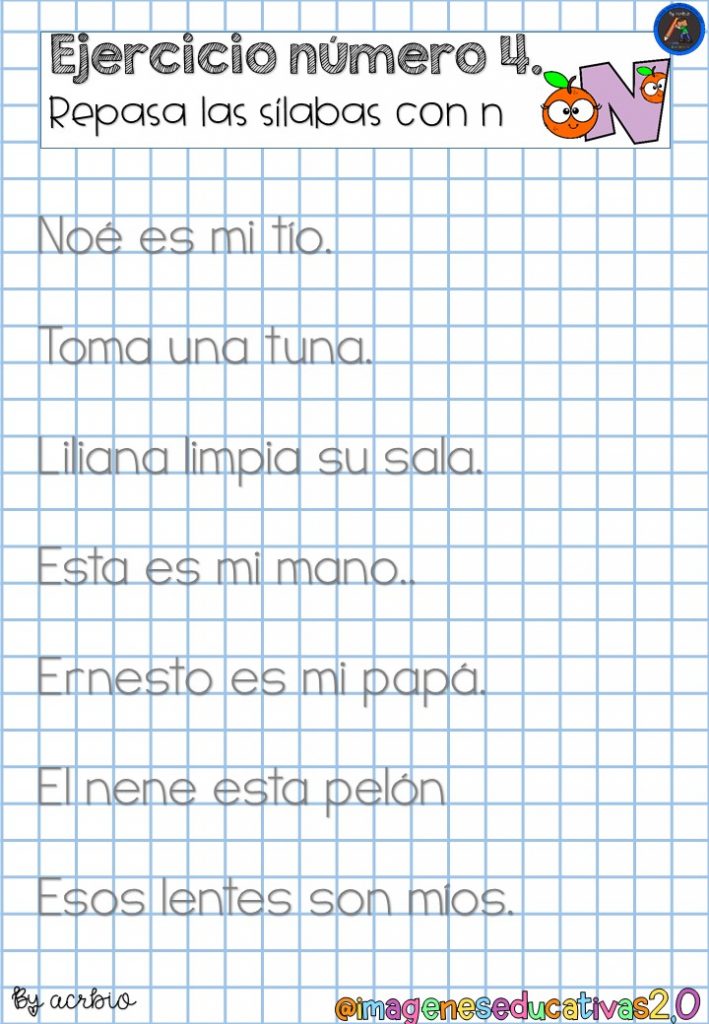 CUADERNO LECTOESCRITURA SILÁBICO LETRAS D-N-F-T PARA RECONOCER (7 ...