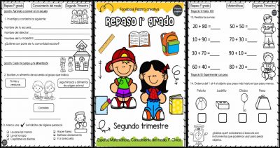 CUADERNO DE REPASO PARA PRIMER GRADO - Imagenes Educativas