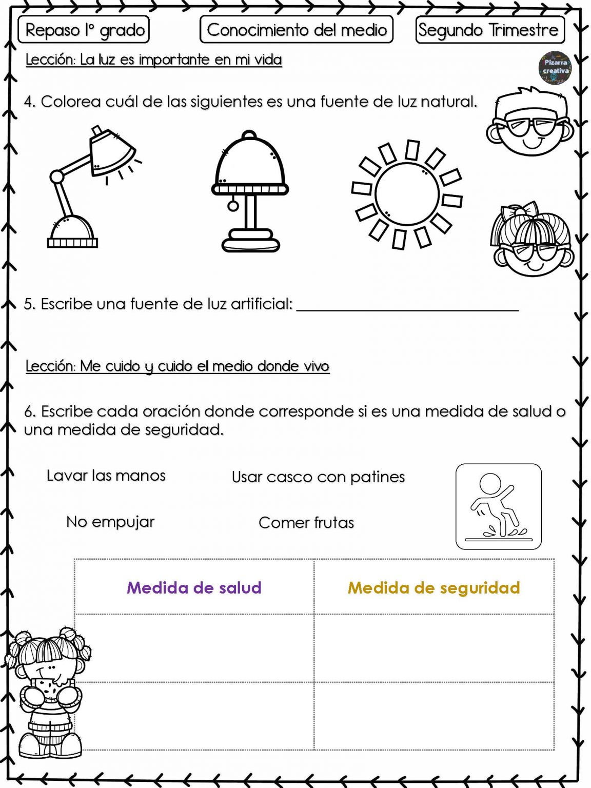 CUADERNO DE REPASO PARA PRIMER GRADO - Imagenes Educativas