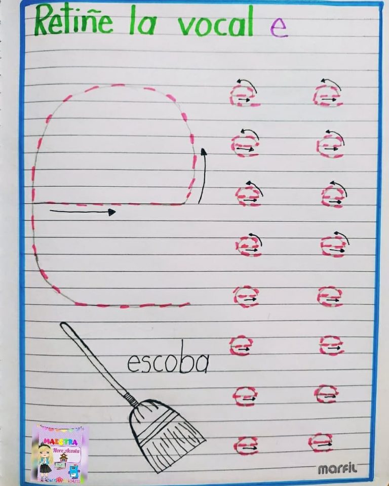 CUADERNO GUÍA DE VOCALES GENIAL PARA APRENDER A ESCRIBIR - Imagenes ...