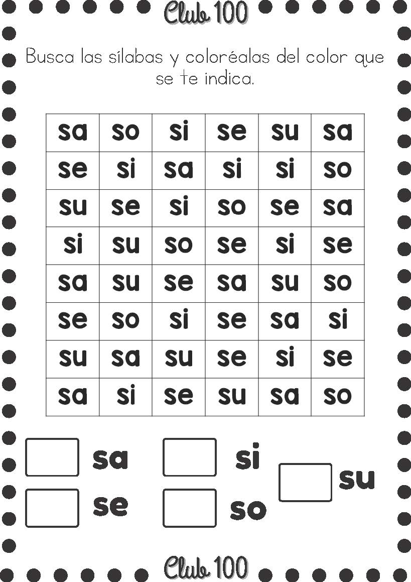 250 PÁGINAS PARA TRABAJAR SÍLABAS SIMPLES CUADERNO COMPLETO - Imagenes ...