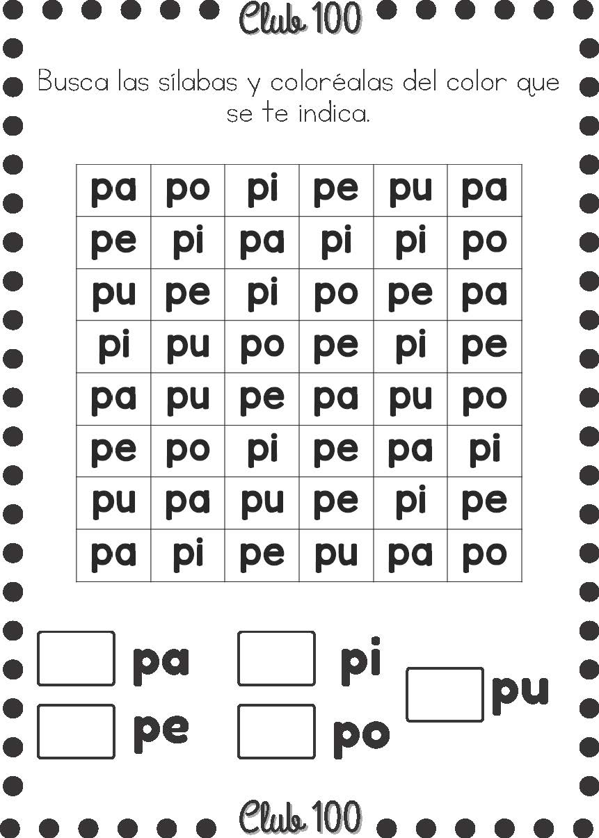 250 PÁGINAS PARA TRABAJAR SÍLABAS SIMPLES CUADERNO COMPLETO - Imagenes ...