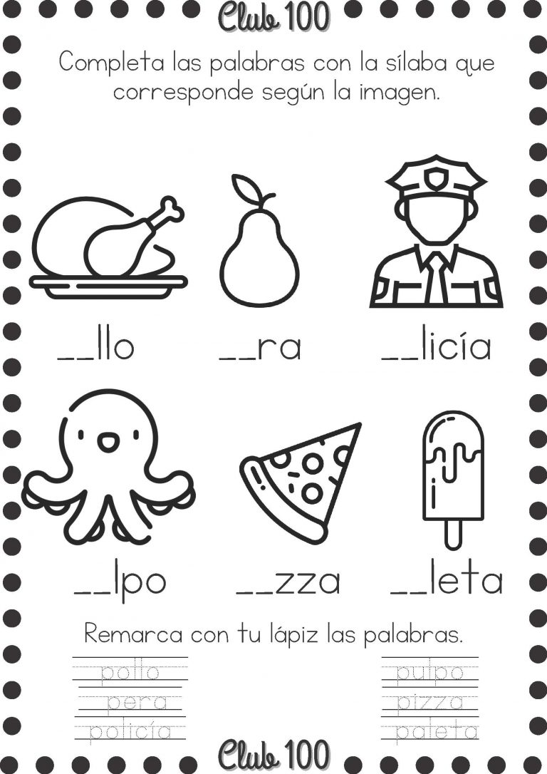 CUADERNO PARA TRABAJAR SÍLABAS SIMPLES 250 PÁGINAS - Imagenes Educativas