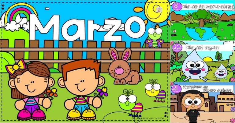 EFEMÉRIDES DEL MES MARZO, DISEÑOS 2023 - Imagenes Educativas