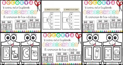 EL ARMARIO DE LAS SÍLABAS, LAPBOOK INTERACTIVO - Imagenes Educativas