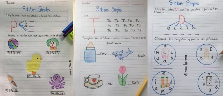 aprendizaje de sílabas Archivos - Imagenes Educativas