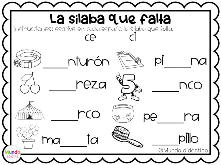CUADERNO LECTOESCRITURA COMPLETAR SÍLABAS - Imagenes Educativas