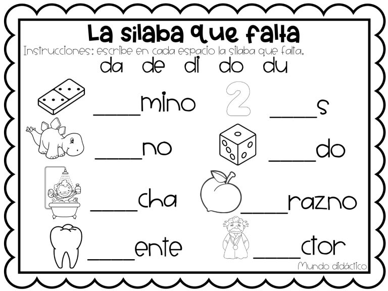 CUADERNO LECTOESCRITURA COMPLETAR SÍLABAS - Imagenes Educativas