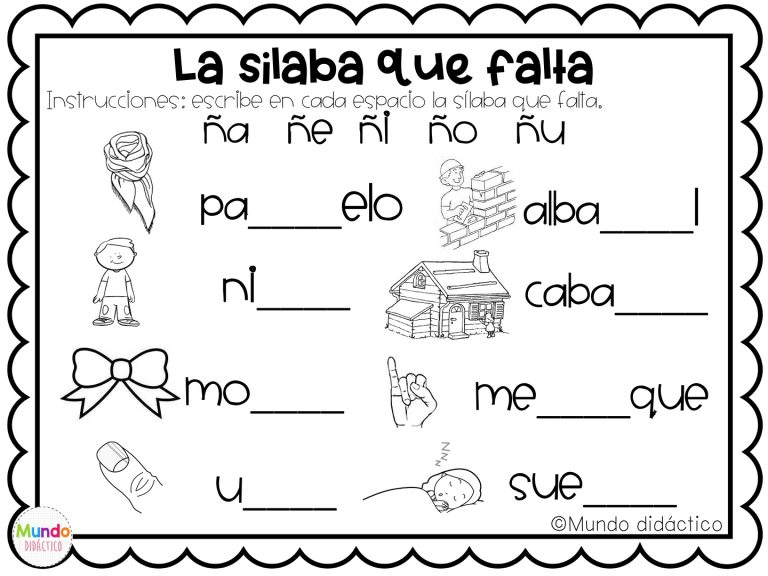 CUADERNO LECTOESCRITURA COMPLETAR SÍLABAS - Imagenes Educativas