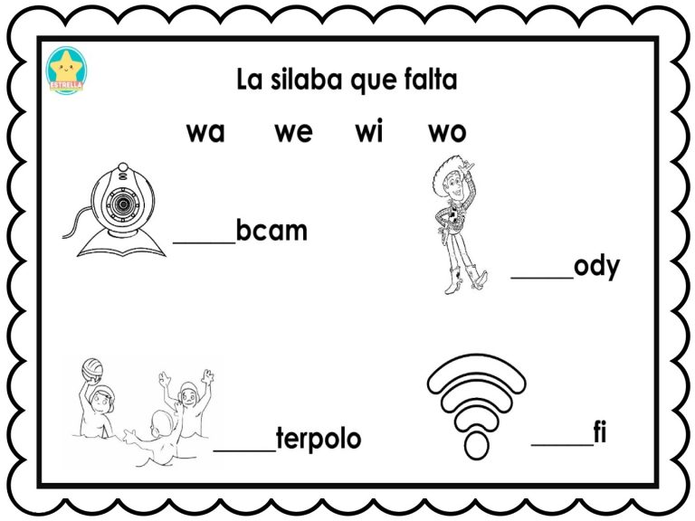 CUADERNO LECTOESCRITURA COMPLETAR SÍLABAS - Imagenes Educativas
