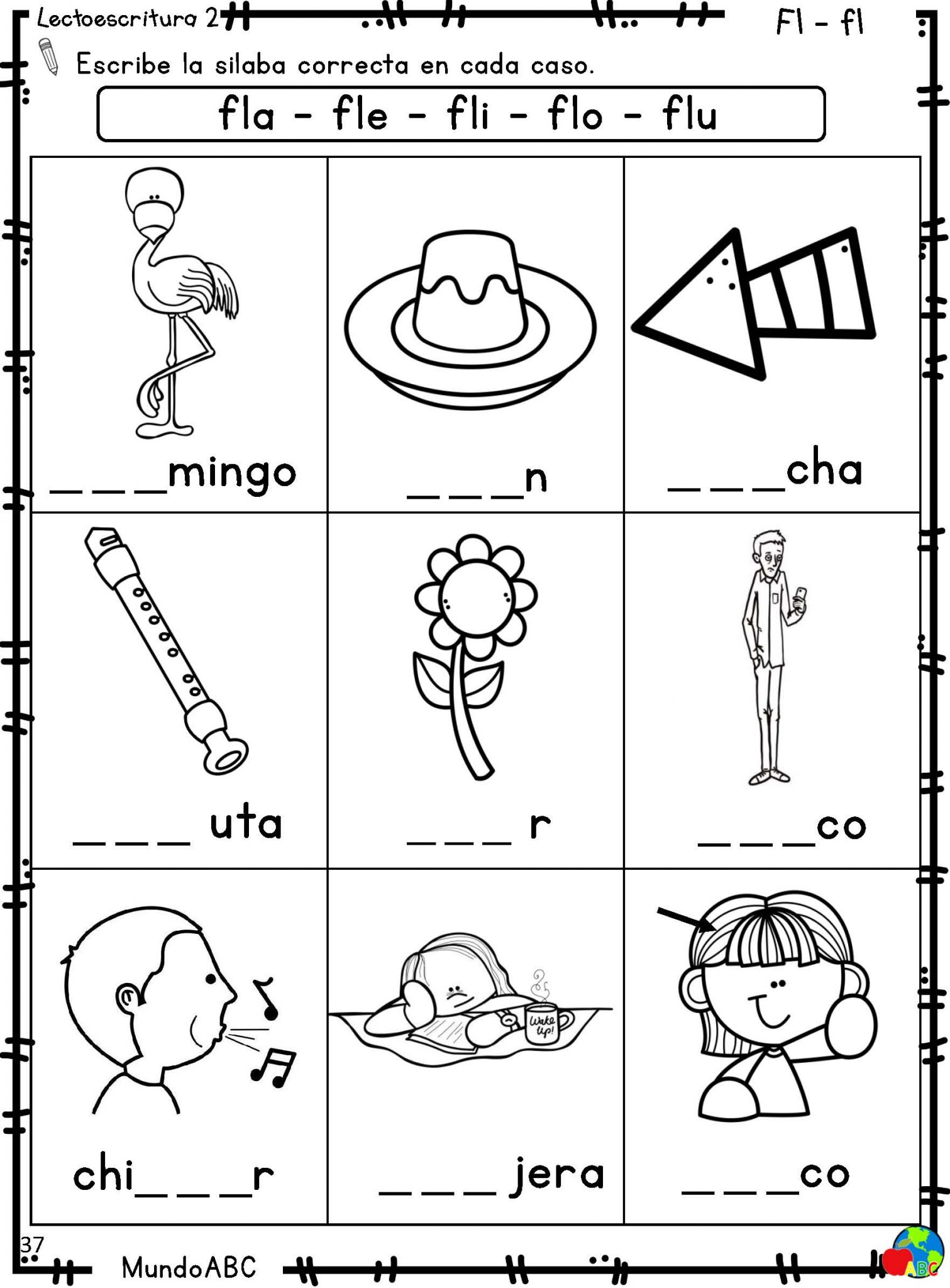 SUPER CUADERNO DE SÍLABAS TRABADAS - Imagenes Educativas