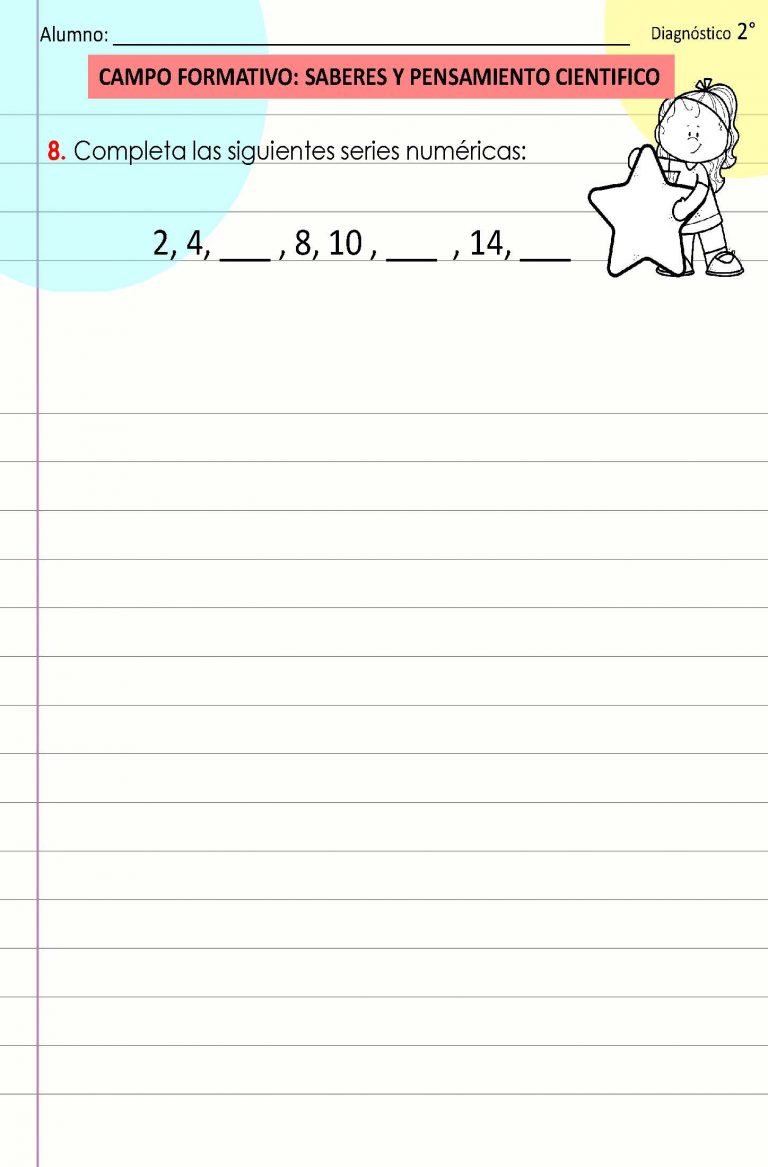 Examen DiagnÓstico Para 2°grado Y 2º De Primaria 2023 2024 Imagenes 7915