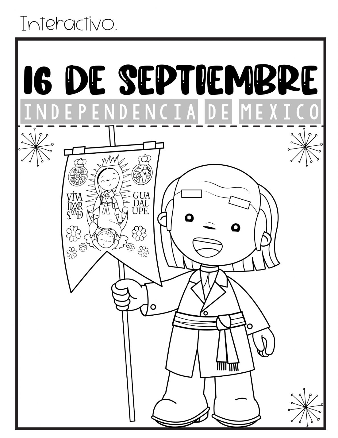 16 DE SEPTIEMBRE INDEPENDENCIA DE MÉXICO CUADERNO INTERACTIVO DE ...