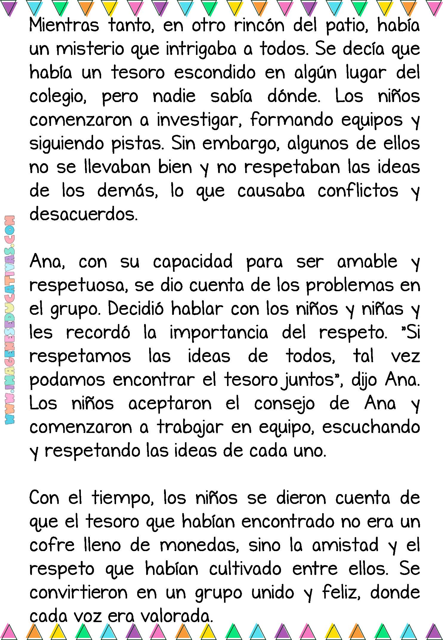 Cuentos Con Valores Para El Inicio De Curso El Respeto Imagenes