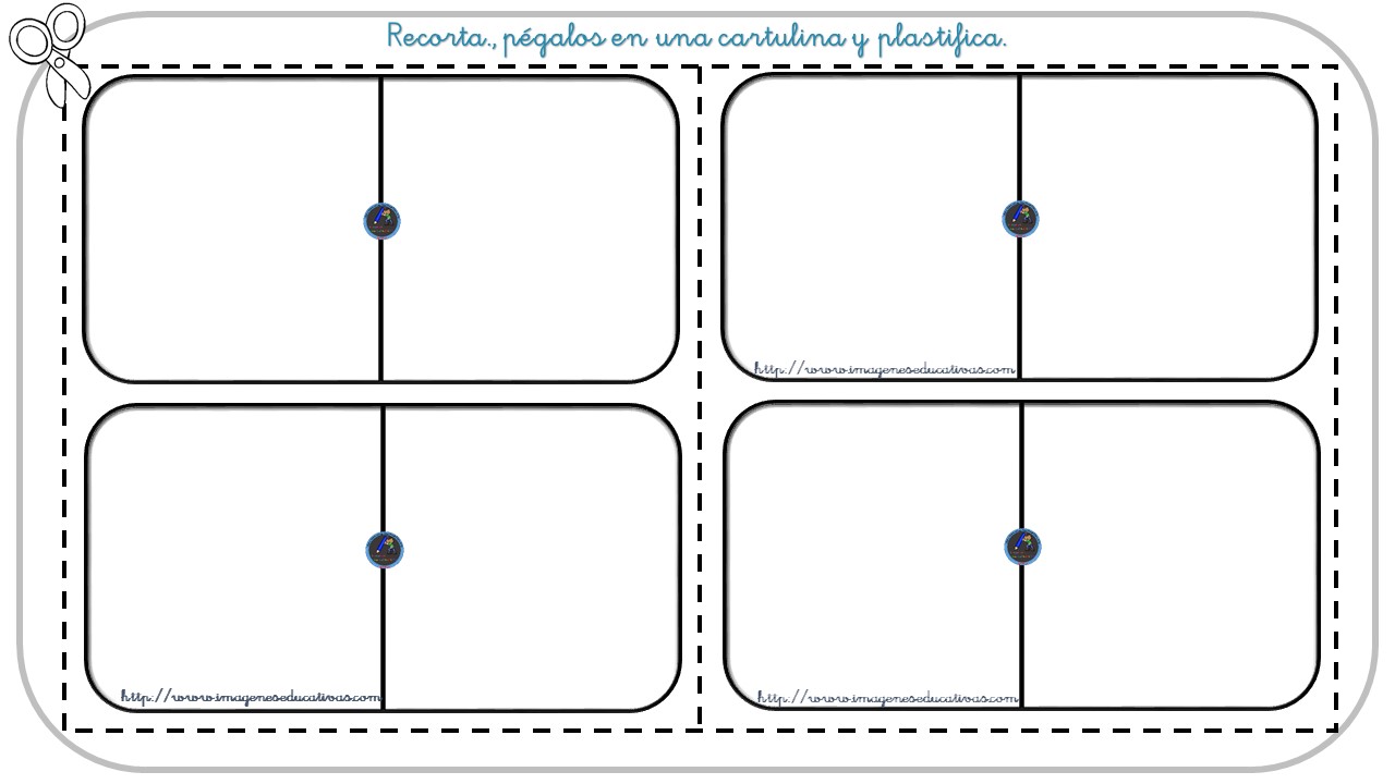 DOMINO MOSTRUO DE COLORES (12) - Imagenes Educativas