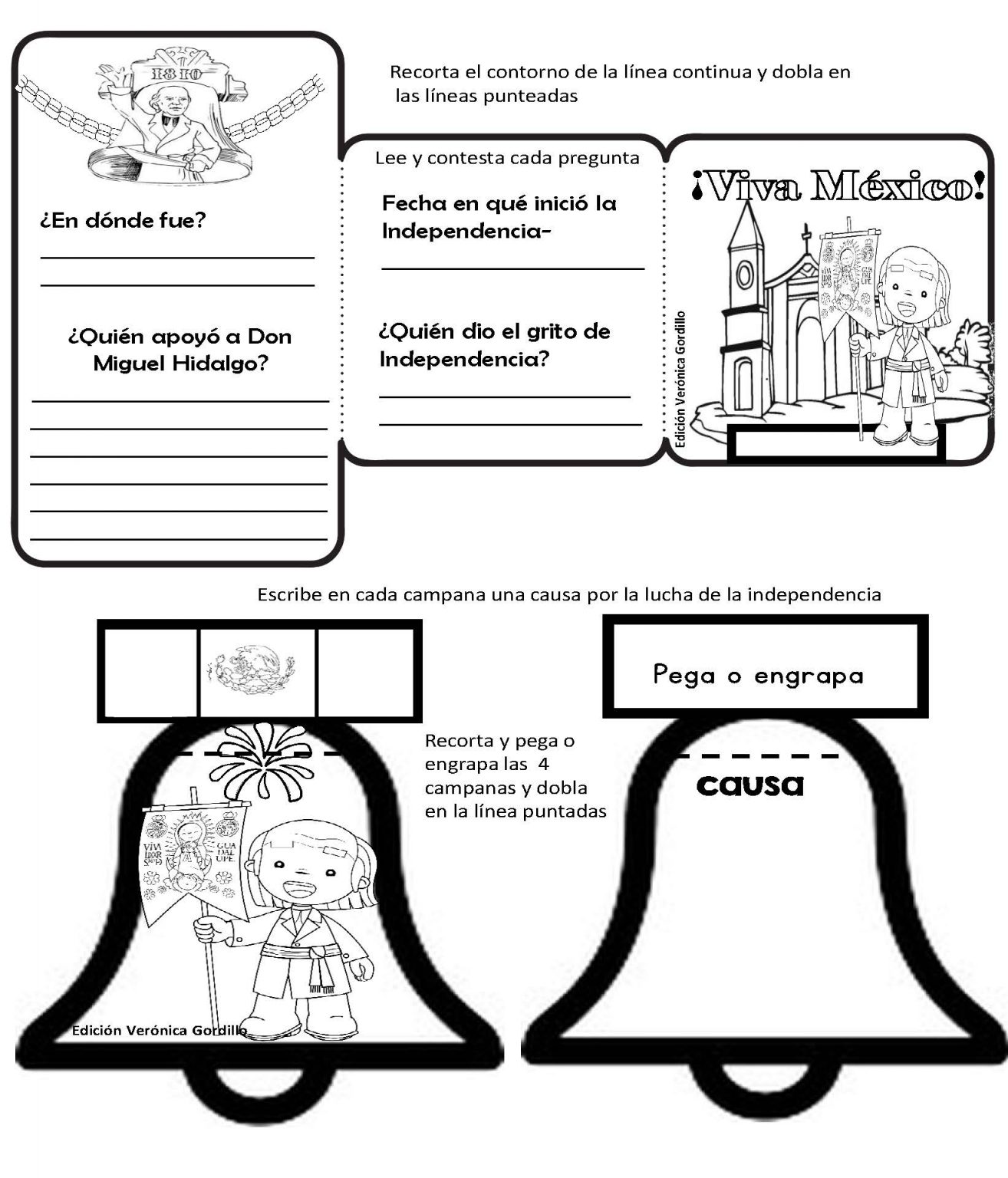 LAPBOOK INDEPENDENCIA DE MEXICO PARA PRIMARIA_Página_11 - Imagenes ...