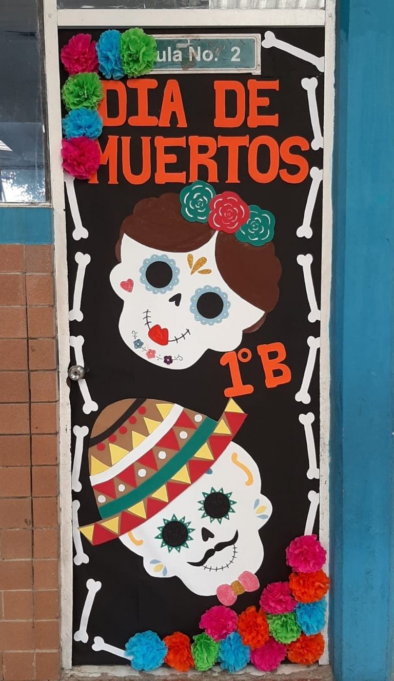 Puertas para la clase o salón día de Muertos - Imagenes Educativas