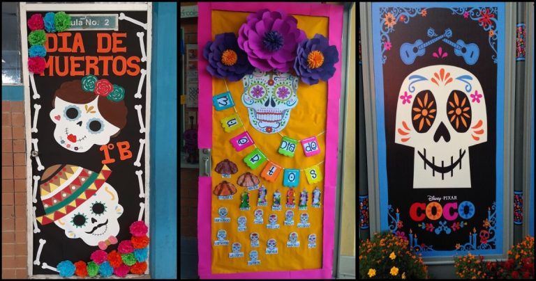 PUERTAS PARA LA CLASE O SALÓN DÍA DE MUERTOS - Imagenes Educativas