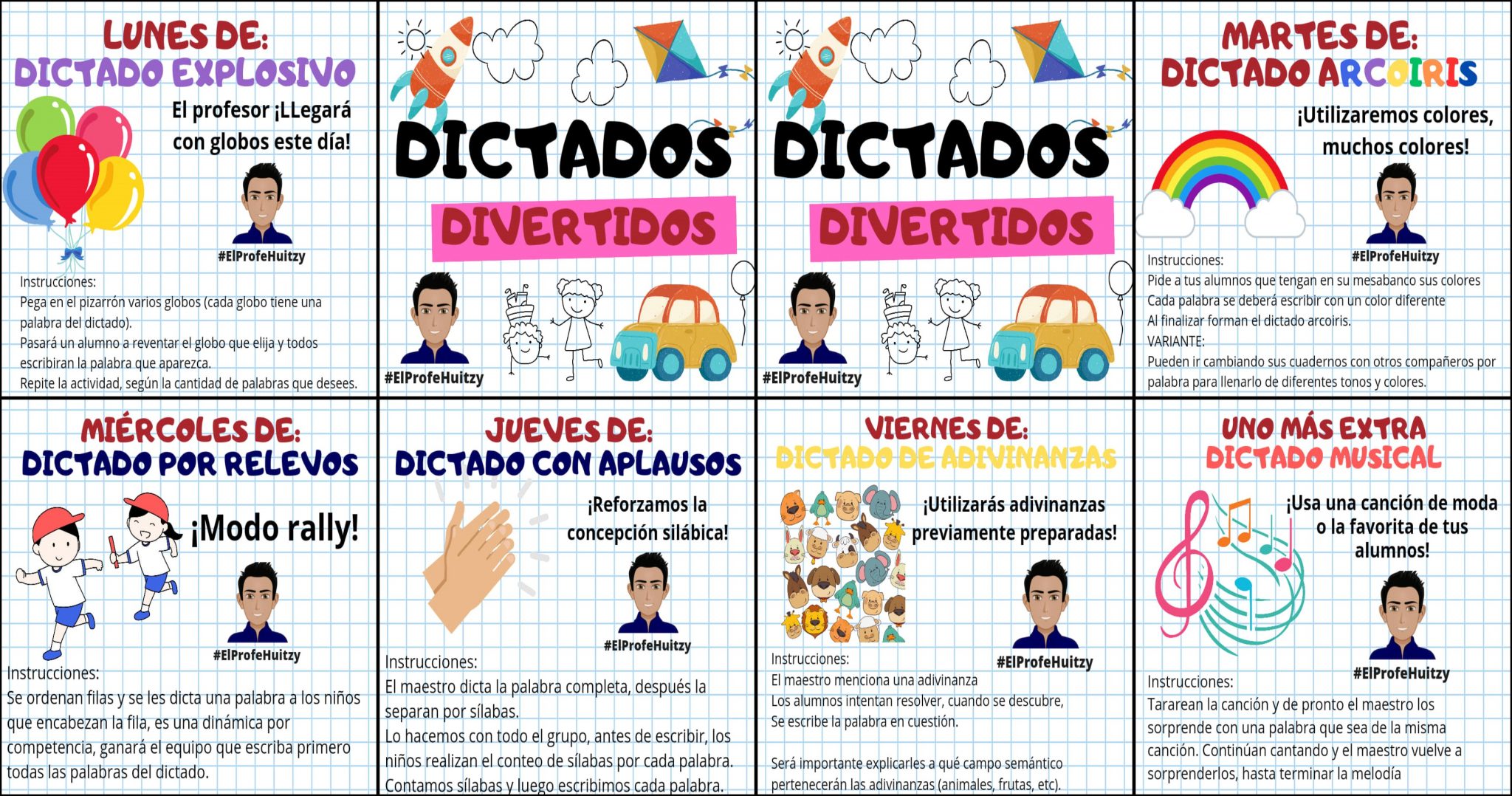 DICTADOS DIVERTIDOS PARA NIÑOS - Imagenes Educativas