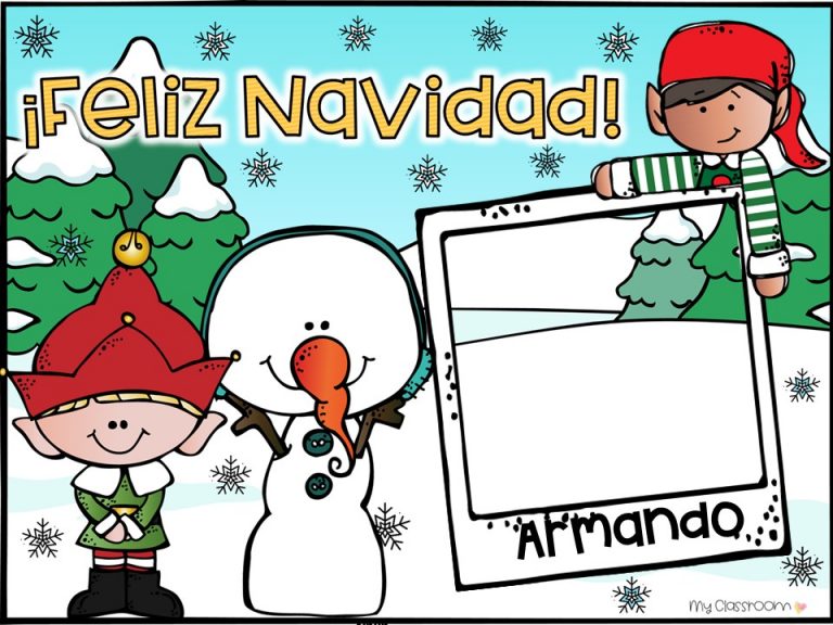 PORTARETRATOS NAVIDAD EDITABLES E IMPRIMIBLES 2023 (2) - Imagenes ...