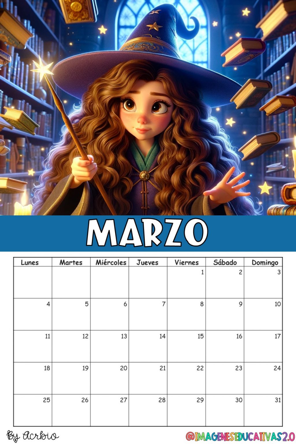 CALENDARIO 2024 HARRY POTTER - Imagenes Educativas
