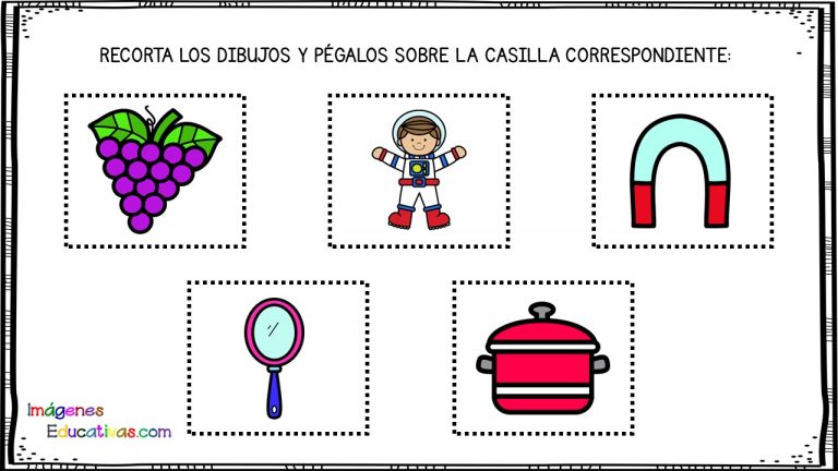 ACTIVIDAD RECORTA Y PEGA: VOCALES - Imagenes Educativas