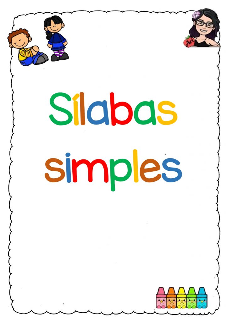 CUADERNO PARA TRABAJAR SÍLABAS SIMPLES - Imagenes Educativas