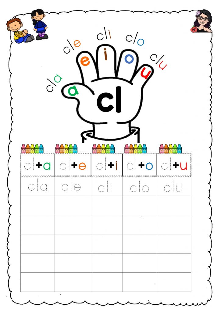 CUADERNO PARA TRABAJAR SÍLABAS TRÁBADAS - Imagenes Educativas