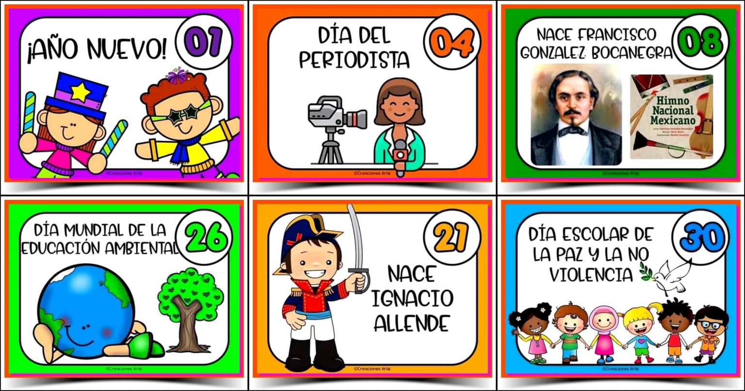 EFEMÉRIDES ENERO 2024 - Imagenes Educativas