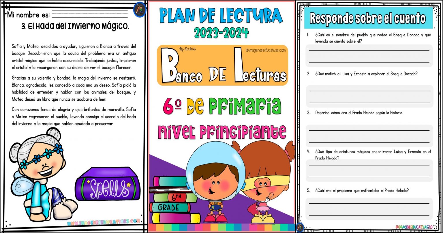 5 LECTURAS PARA EL PLAN LECTOR 2023-2024 SEXTO DE PRIMARIA NIVEL PRINCIPIANTE - Imagenes Educativas