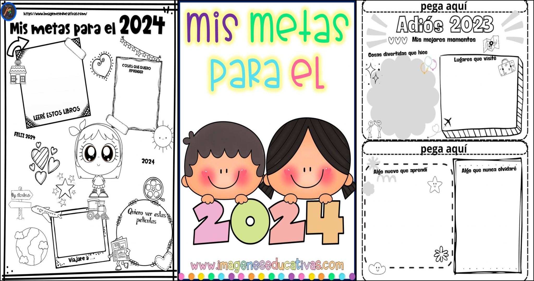 MIS PROPÓSITOS PARA EL 2024 ESPECIAL INFANTIL Y PRIMARIA CUADERNO DE ...