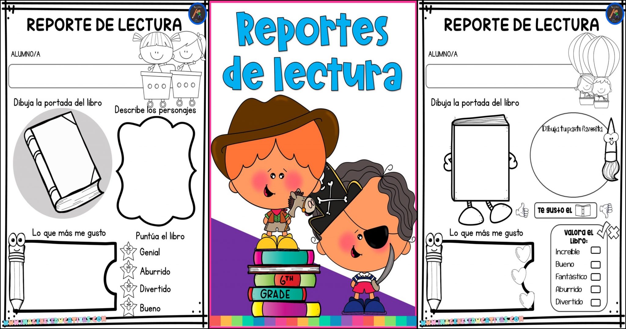 REPORTES DE LECTURA BOOK JOURNAL - Imagenes Educativas
