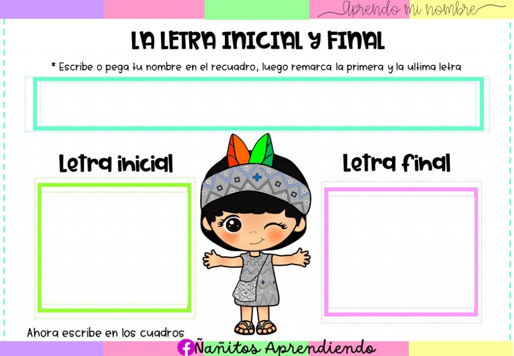 CUADERNO MI NOMBRE - Imagenes Educativas