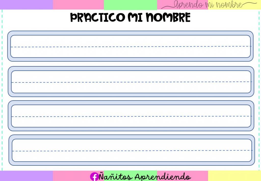 CUADERNO MI NOMBRE - Imagenes Educativas