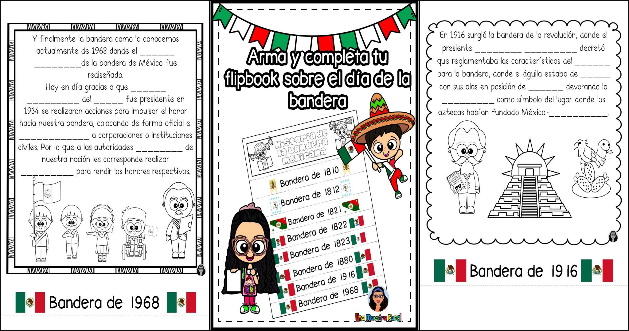 FLIBPOOK INTERACTIVO DÍA DE LA BANDERA - Imagenes Educativas