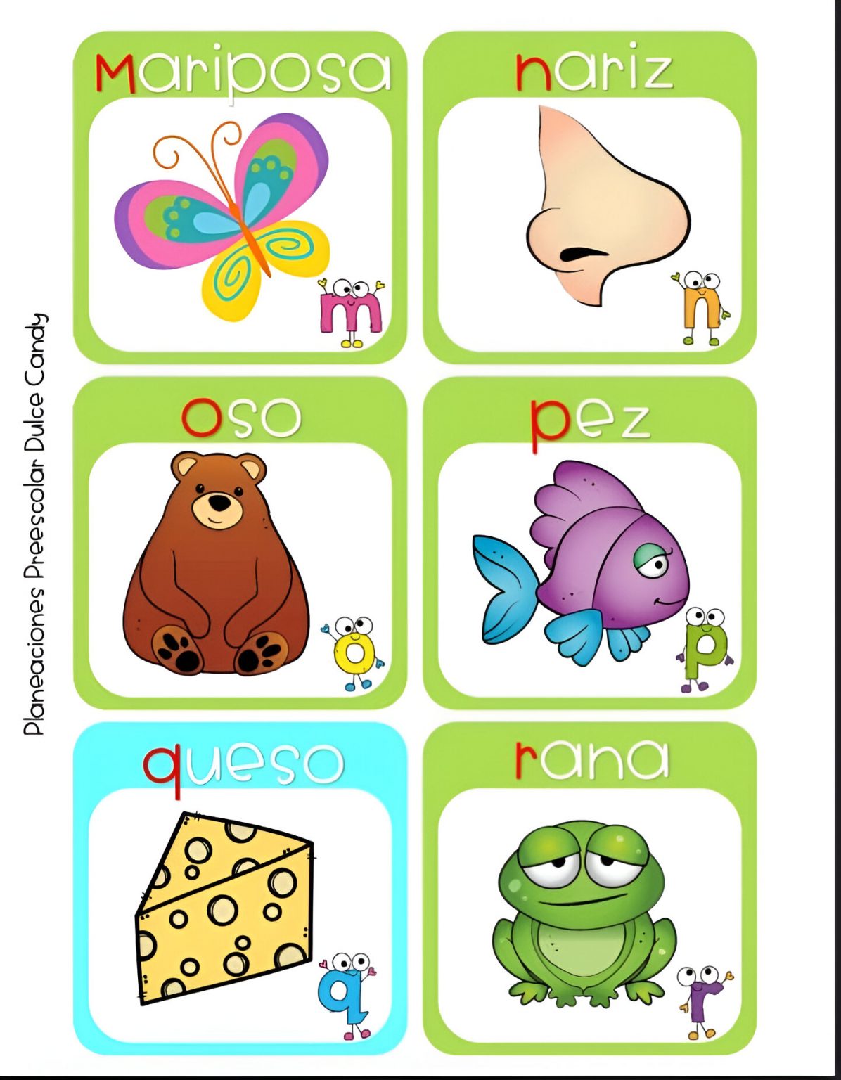 LOTERÍA DEL ALFABETO - Imagenes Educativas