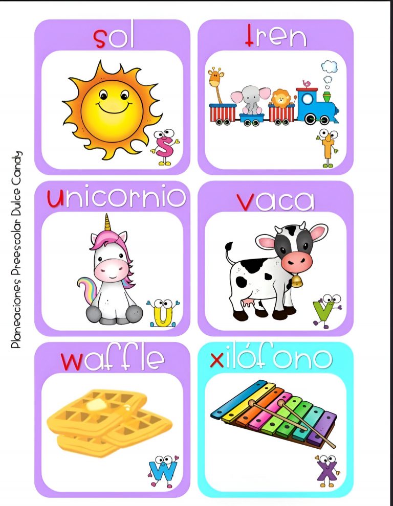 LOTERÍA DEL ALFABETO - Imagenes Educativas