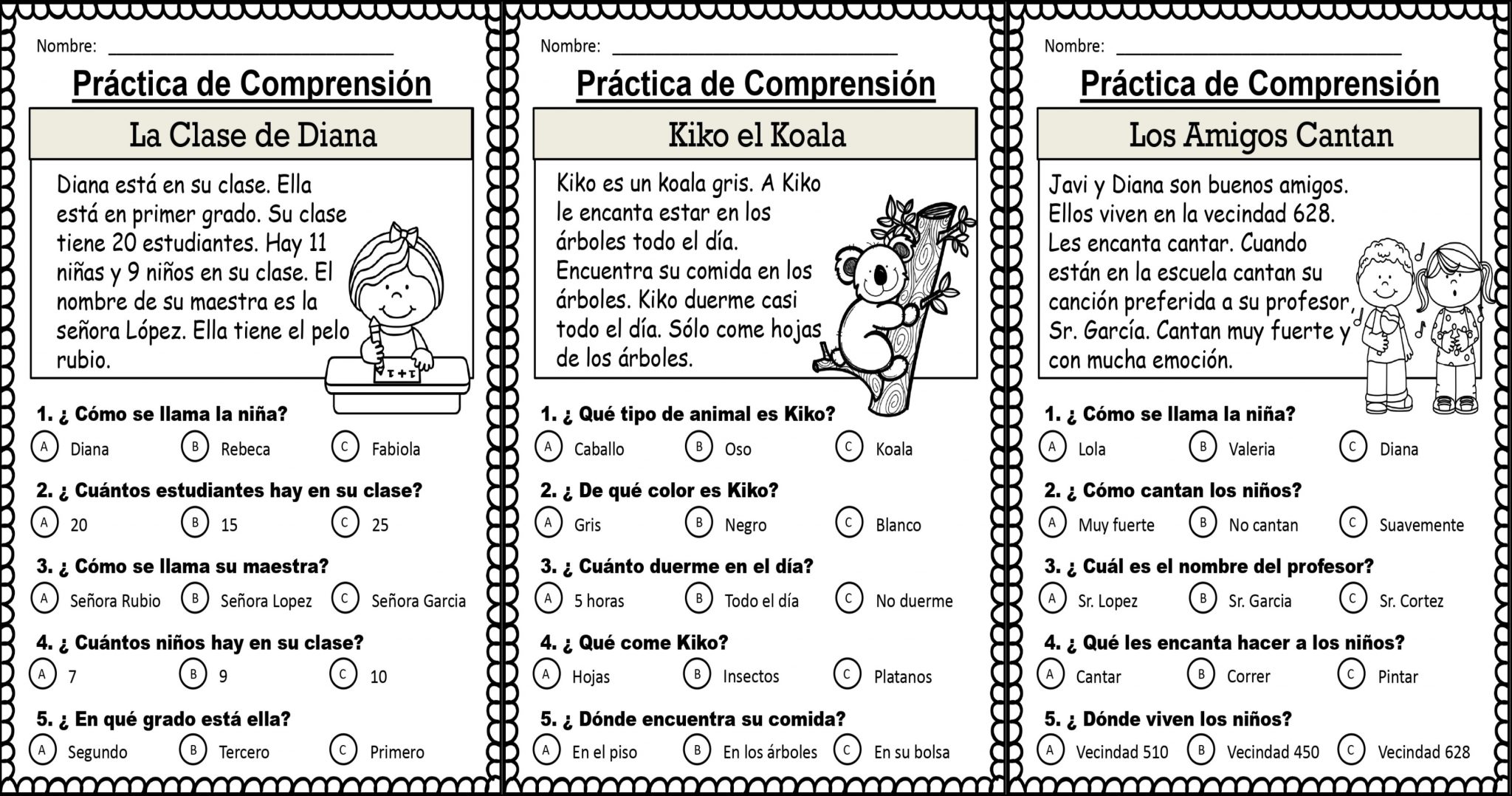 MINI LECTURITAS DE COMPRENSIÓN PARA INFANTIL Y PRIMARIA - Imagenes ...