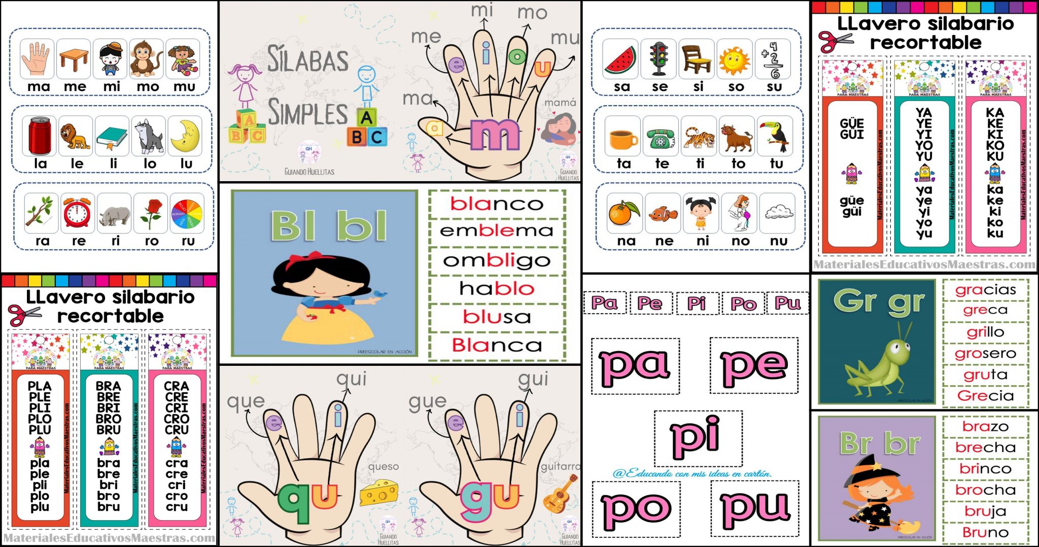SILABARIOS Archivos - Imagenes Educativas