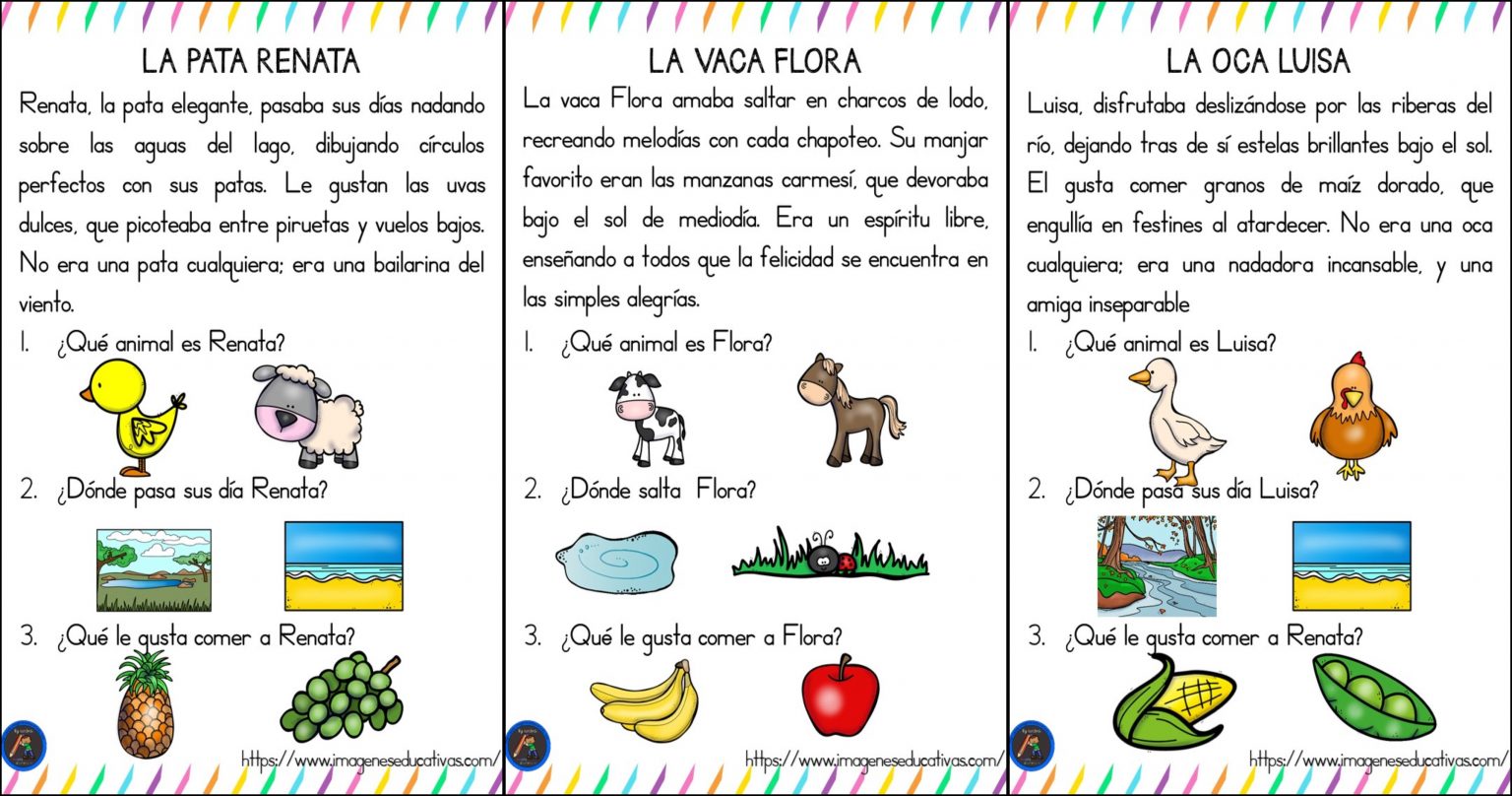 LECTURITAS PARA EMPEZAR A TRABAJAR LA COMPRENSIÓN LECTORA EN INFANTIL ...