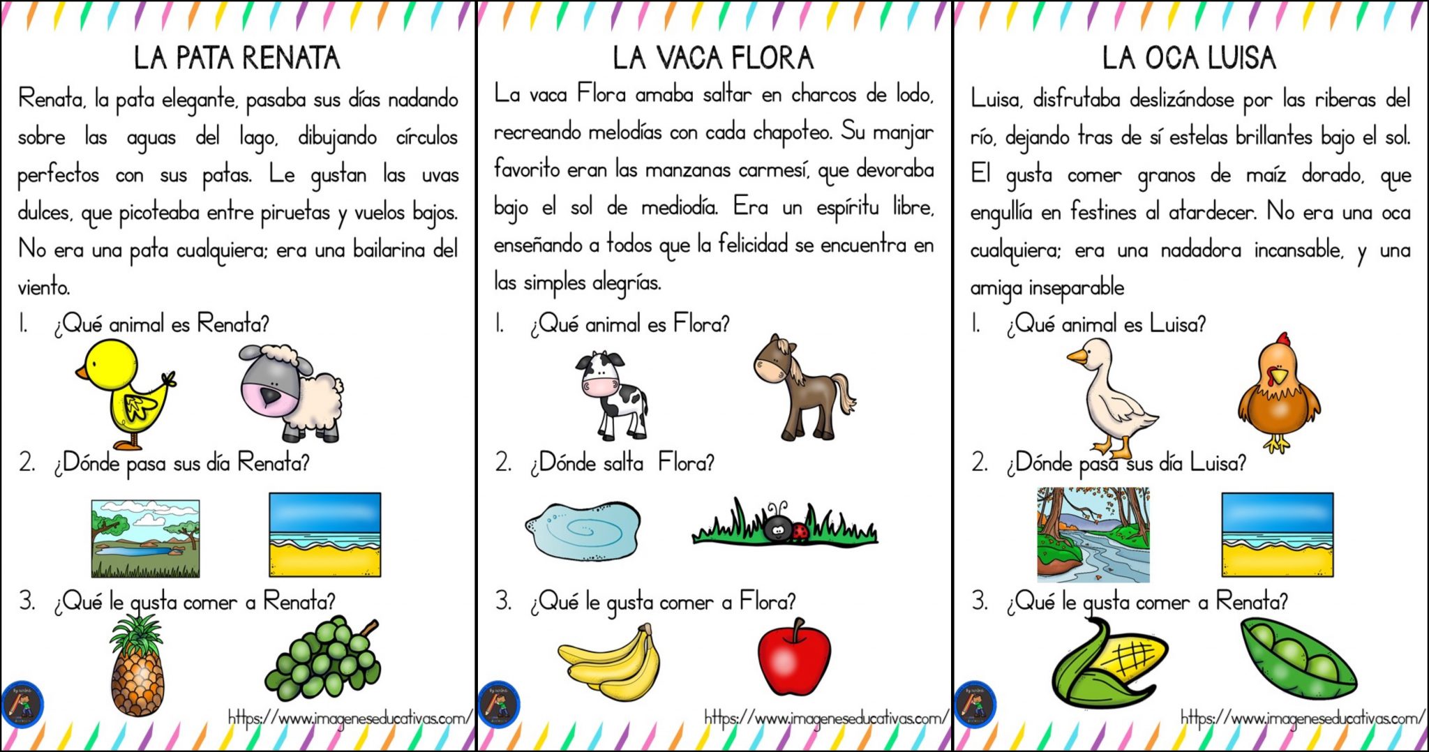 LECTURITAS PARA EMPEZAR A TRABAJAR LA COMPRENSIÓN LECTORA EN INFANTIL ...