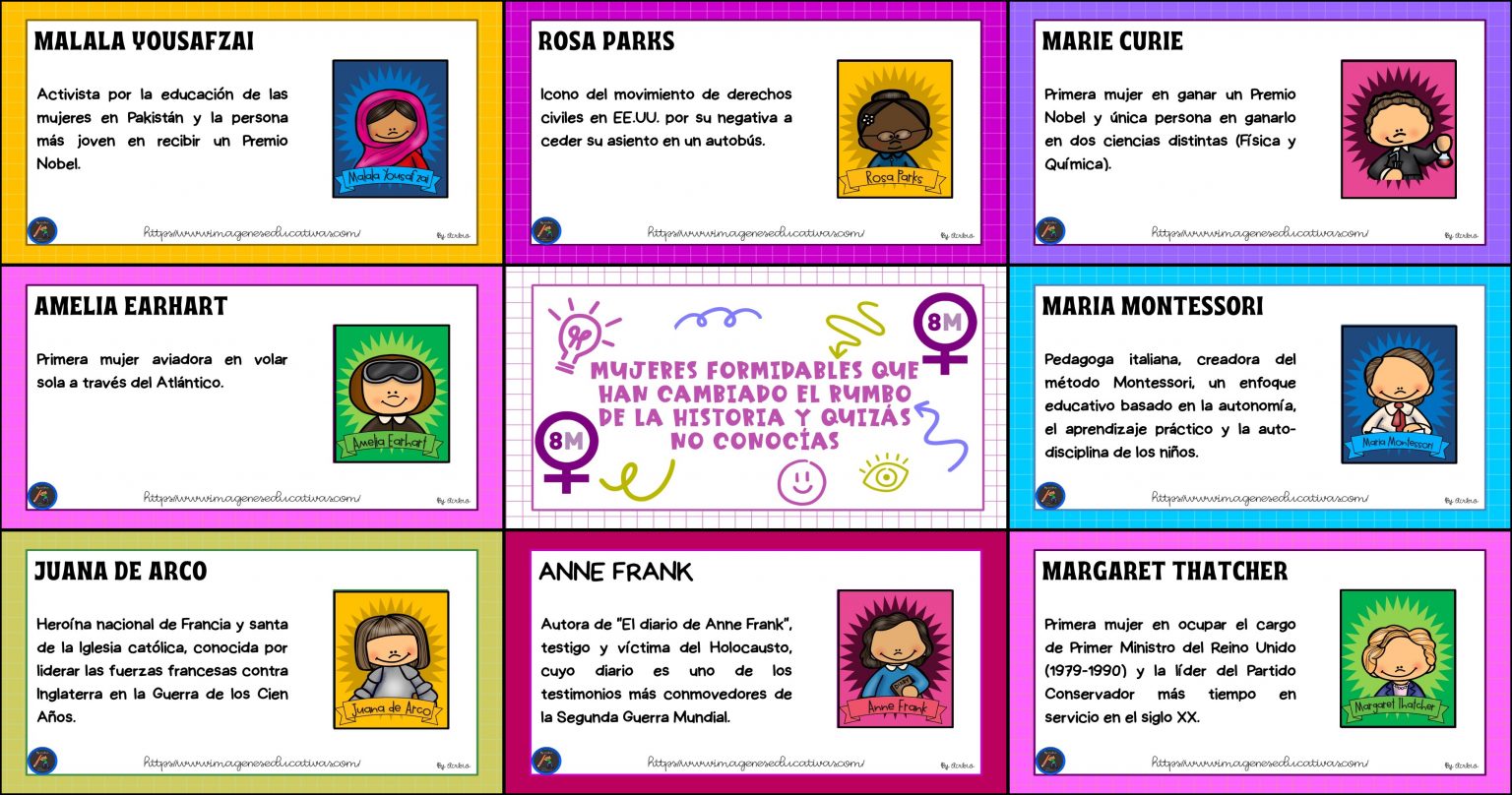 Colección de Materiales para el 8 de Marzo Día de la Mujer - Imagenes ...